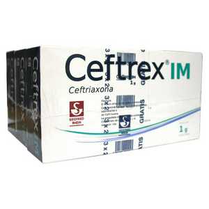 Ceftrex Im 1g 5 cajas con 1 frasco ámpula | Vitau - Farmacia en línea