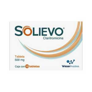 Solievo 500mg caja 10 tabletas | Mejor Precio