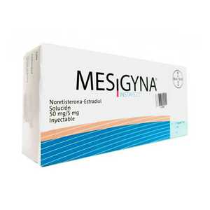 Mesigyna 50mg/5ml caja 1 jeringa 1ml solución inyectable | Mejor Precio