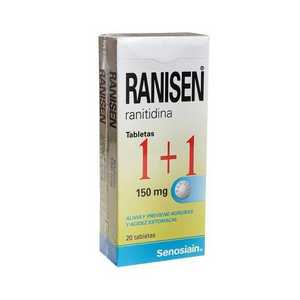 Ranisen 150mg caja con 20 tabletas | Mejor Precio