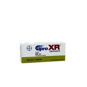 Cipro Xr 500mg caja con 7 tabletas | Mejor Precio