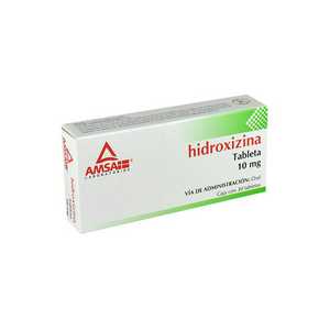 Hidroxizina 10mg caja con 30 tabletas | Vitau