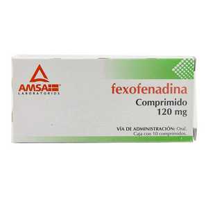 Fexofenadina 120mg caja 10 comprimidos | Mejor Precio