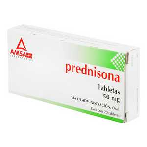 Prednisona 50 mg caja 20 tableta | Mejor Precio en Vitau