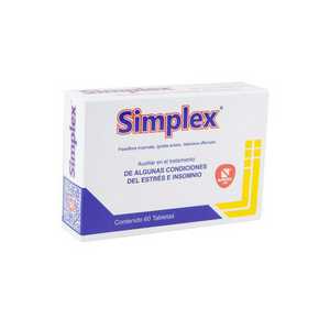 Simplex 160 mg/80mg caja 60 tabletas | Mejor Precio en Vitau
