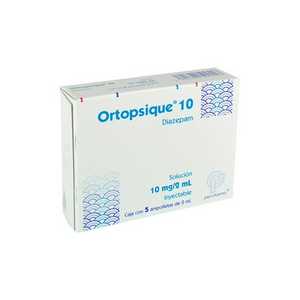 Ortopsique 10mg/2ml caja 5 ampolletas 2ml | Mejor Precio en Vitau