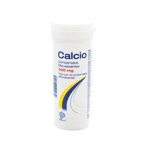 Calcio 500mg envase con 12 comprimidos | Mejor Precio