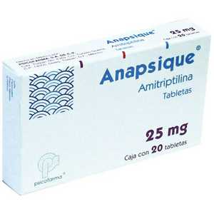Anapsique 25mg caja 20 tabletas | Vitau