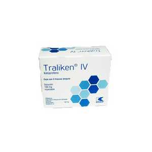 Traliken Iv 100mg caja con 3 frascos ámpula de solución inyectable ...