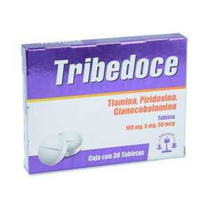 Tribedoce 100/5mg/50mcg caja con 30 tabletas | Vitau