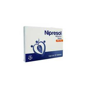 Nipresol 100mg caja 20 tabletas | Mejor Precio