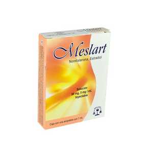 Meslart 50mg/5mg/ml caja 1 ampolleta 1ml solución inyectable | Vitau