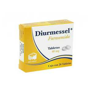 Diurmessel 40 mg caja 20 tabletas | Vitau