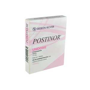 Postinor 1.5mg caja con 1 tableta | Mejor Precio
