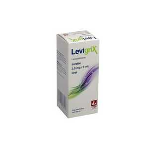 Levigrix 2.5mg/5ml caja con 1 frasco de 120ml jarabe | Mejor Precio en ...