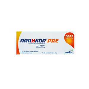 Arahkor Pre 60 / 10 mg caja con 30 tabletas | Mejor Precio
