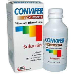 Convifer C/Hierro caja 1 frasco 110ml | Vitau