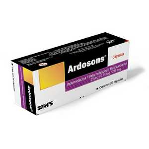 Ardosons 25mg/0.75mg/215mg caja 20 cápsulas | Mejor Precio en Vitau