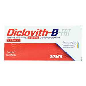 Diclovith B Frt caja con 3 ampolletas | Vitau