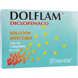 Dolflam 100mg caja con 2 ampolletas de 3ml | Mejor Precio
