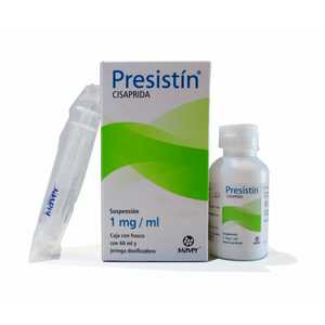 Presistin 1mg/ml caja con 1 frasco de 60ml suspensión | Vitau