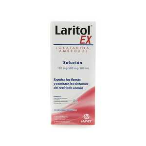 Laritol Ex 100mg/600mg/100ml caja con 1 frasco de 120ml | Vitau