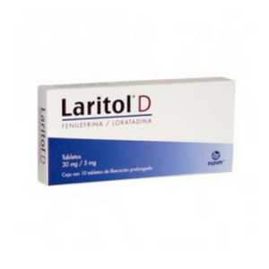 Laritol D 30mg/5mg caja 10 tabletas | Mejor Precio