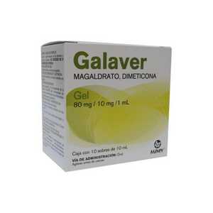 Galaver 80mg/10mg/ml caja 10 sobres 10ml gel | Vitau
