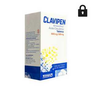 Clavipen 500mg caja con 15 tabletas | Mejor Precio
