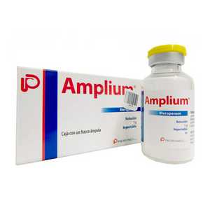 Amplium 1g caja con 1 frasco ámpula de solución inyectable | Mejor ...