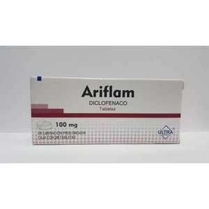 Ariflam 100mg caja con 20 tabletas | Vitau - Farmacia en línea