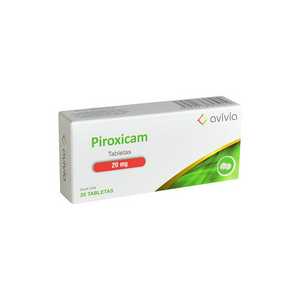 Piroxicam 20mg caja 20 tabletas | Mejor Precio