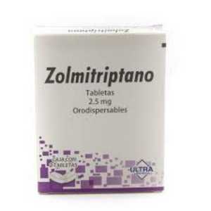 Zolmitripano Orodispersable 2.5mg caja 2 Tabletas | Mejor Precio