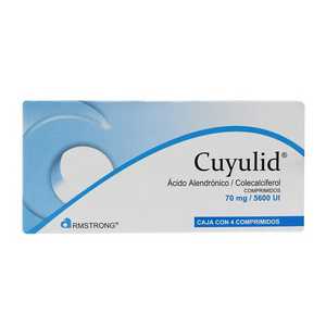 Cuyulid 70 mg / 5600 ui caja 4 comprimidos | Vitau