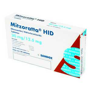 Mitzoratta Hid 20mg/12.5mg caja con 28 tabletas | Mejor Precio