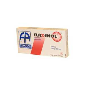 Flaxenol 275/300mg caja con 12 tabletas | Mejor Precio