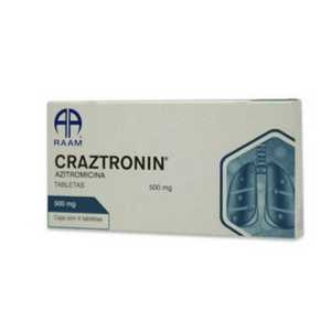 Craztronin 500mg caja 4 tabletas | Mejor Precio