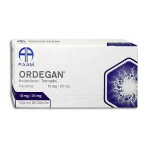 Ordegan 10/25mg caja con 30 cápsulas | Mejor Precio