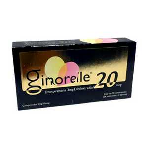 Ginorelle 20mcg caja con 28 comprimidos | Mejor Precio