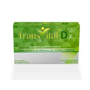 Transvital D 1.43g caja con 30 cápsulas | Vitau