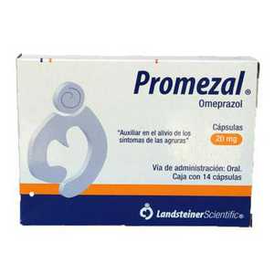 Promezal 20mg caja con 14 cápsulas | Mejor Precio