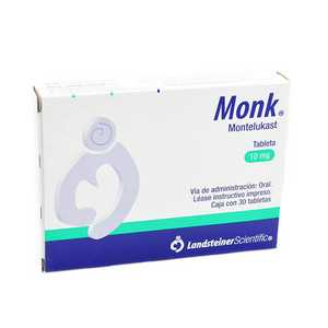 Monk 10mg caja con 30 tabletas | Mejor Precio