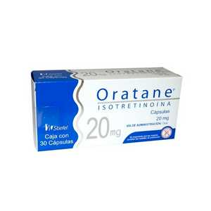 Oratane 20mg caja 30 cápsulas | Vitau