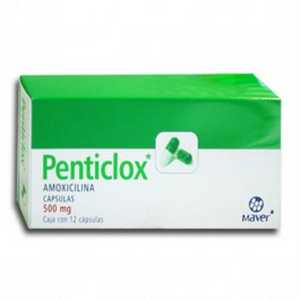 ticlox 500mg caja con 12 cápsulas | Vitau