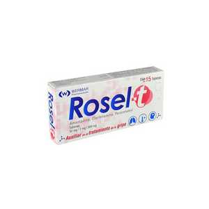 Rosel-T 50mg/3mg/300mg caja 15 tabletas | Vitau