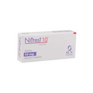 Nitrest-10 10mg caja 10 tabletas | Vitau - Farmacia en línea