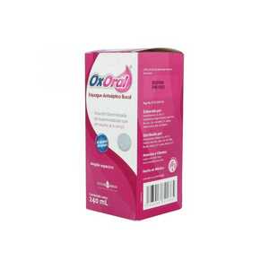 Oxoral Antisep Bucal caja con 1 frasco de 240ml | Mejor Precio