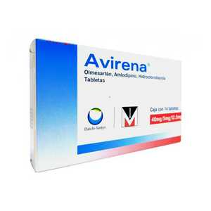 Avirena 40mg/5mg/12.5mg caja con 14 tabletas | Vitau - Farmacia en línea