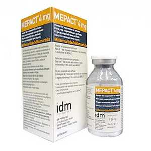 Mepact 4mg caja con 1 frasco ámpula de solución inyectable | Vitau