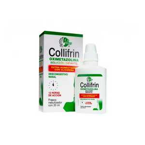 Collifrin Infantil 25mg caja con frasco 1 gotero 20ml | Mejor Precio